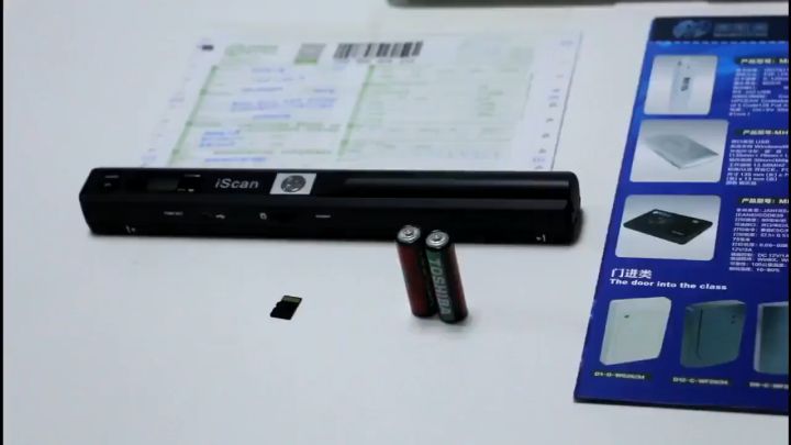 Portable Scanner iScan Handheld Portable Scanners Document 900DPI Type ...