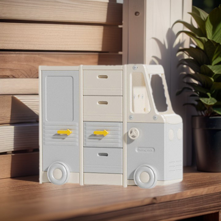 Lemari Mainan Premium Bus Storage Drawer Cabinet CTTS - 507 | Lazada ...