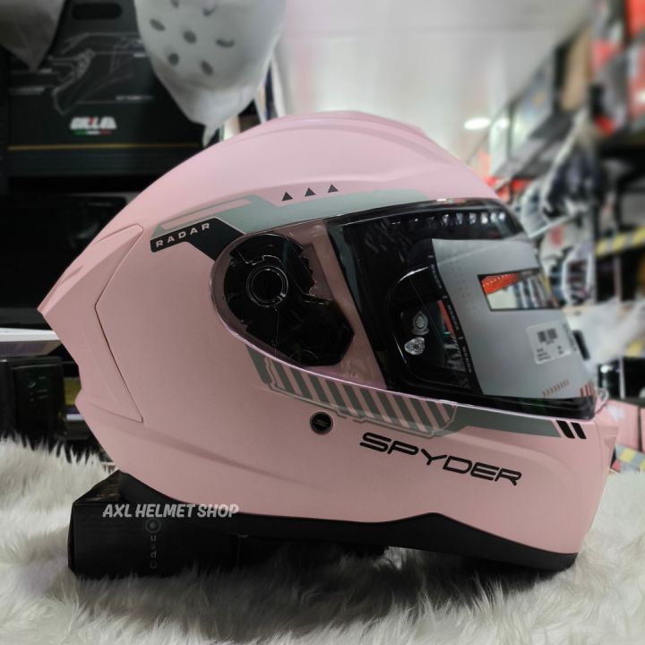 SPYDER RADAR Fullface Single Visor Helmet w helmet bag | Lazada PH