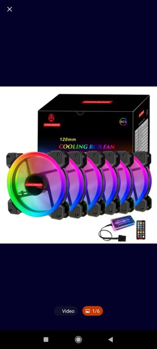 COOLMOON PC CASE 6PIN RGB DUAL RING | Lazada PH