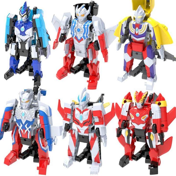 Ultraman Tiga Mecha Fit Deformation Robot TEGA Victory Flying Swallow ...