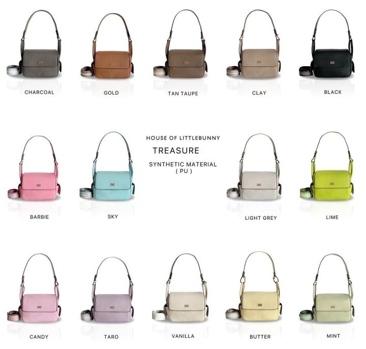 ONHAND NEW! ORIGINAL HOUSE OF LITTLE BUNNY TREASURE 20 22 26 PU BAGS ...