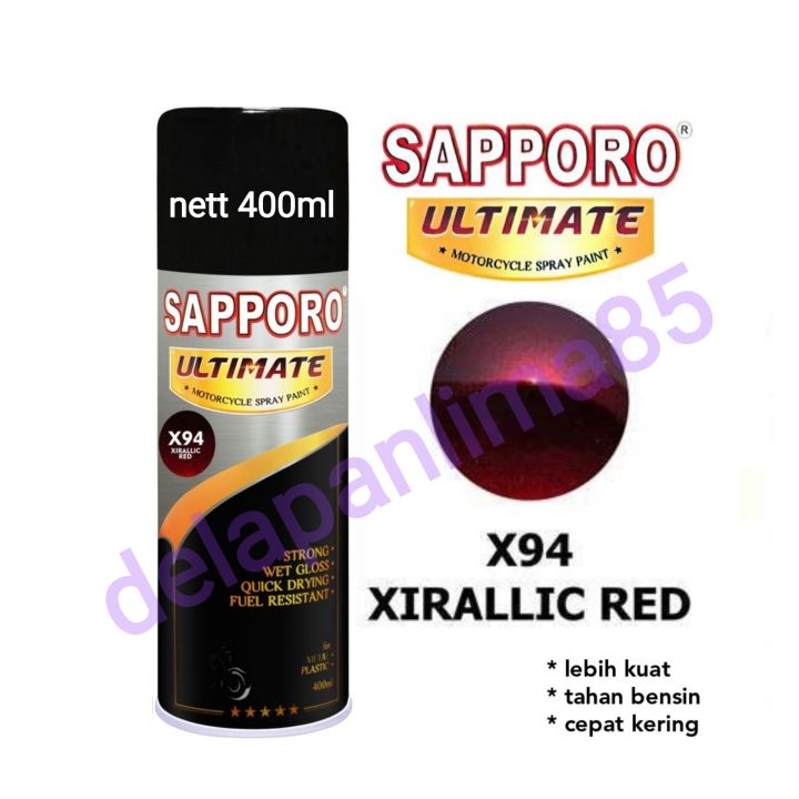 Sapporo Ultimate X94/xiralic red/cat semprot/pylox/pylok/pilok/siralik ...