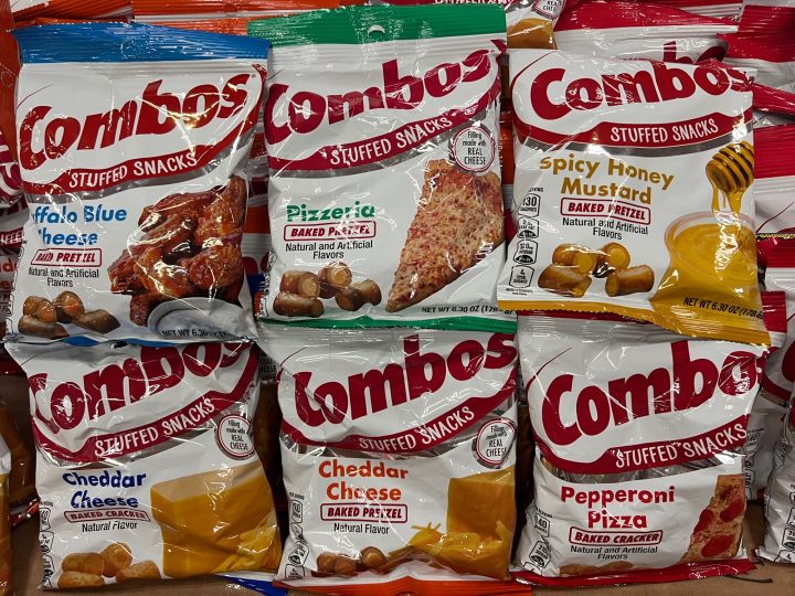 Combos Stuffed Snacks Baked Crackers and Pretzel 178.6g | Lazada PH