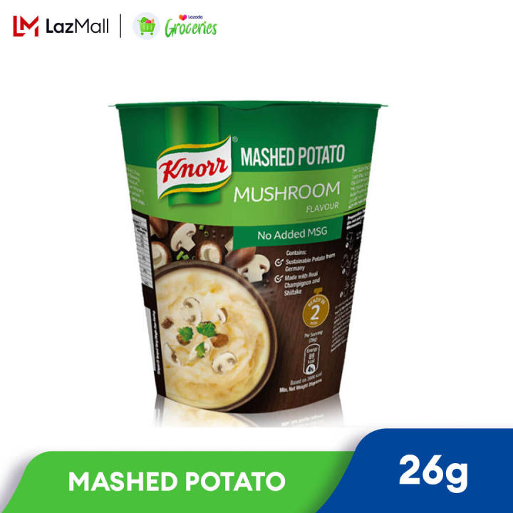 Knorr Cup Mashed Potato Mushroom 26g | Lazada Knorr Cup Mashed Potato Mushroom 26g | Lazada