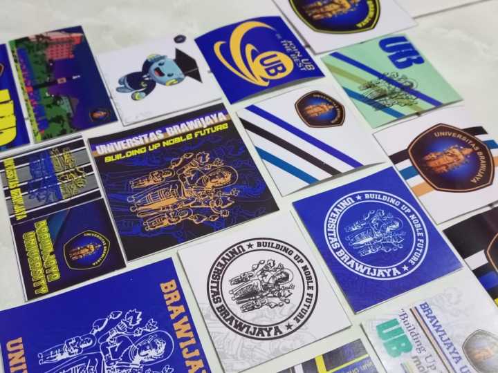 Stiker Kampus Universitas Brawijaya Malang UB Merchandise | Lazada ...