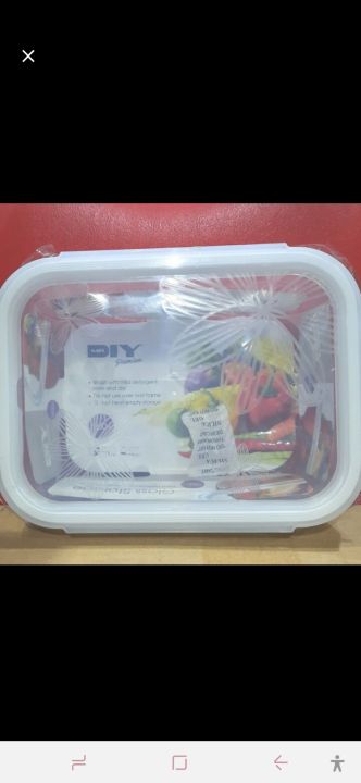 MR.DIY Glass Food Container 830ml Heat Resistance Glass Lock LunchBox Kotak Makan | Lazada Indonesia