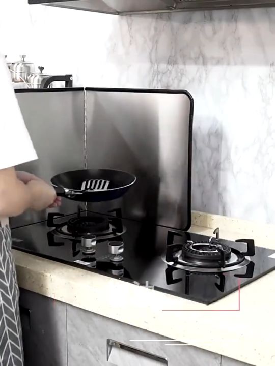 READY STOCK🇲🇾 Anti Oil Splatter Guard Grease Screens Oil Baffle Wall ...