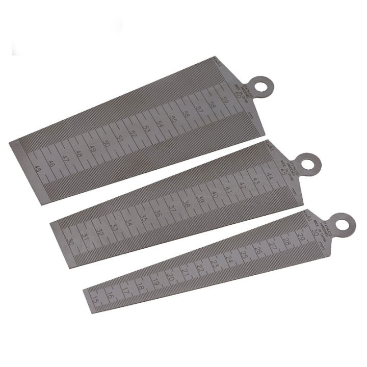 Measuring Tool Set - Gap Gauge Steel Rule Wedge Gauge Cone Gauge Bore ...