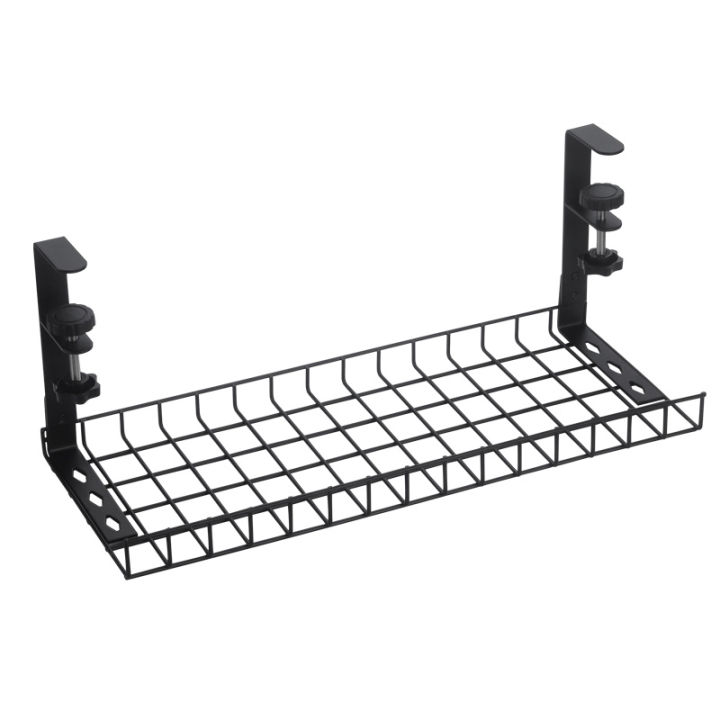 Computer Desk Cable Management Rack Table Bottom Wire Storage Box Cable ...