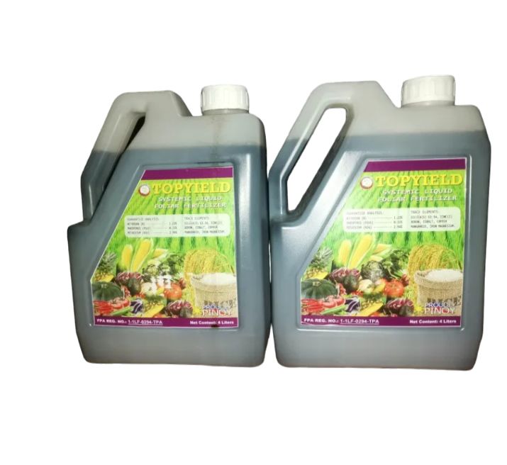 TOPYIELD systemic Liquid foliar fertilizer 4L | Lazada PH