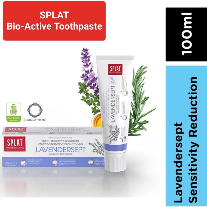 Splat Professional Lavendersept Bio-Active Toothpaste 100ml (Made in ...