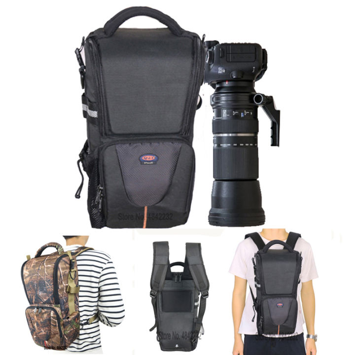 Professional SLR กระเป๋ากล้องกระเป๋าเป้สะพายหลัง Telephoto เลนส์กระเป๋า ...