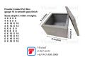 Pull Box for Electrical #18 4x6x6 4x8x8 4x10x10 4x12x12 6x6x6 6x8x8 6x10x10 6x12x12 6x16x16 ...