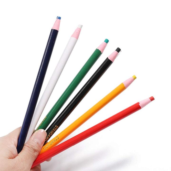 6pcs Chalk Pencils Sewing Tailor's Chalk Pencils Cut-free Marker Pen ...