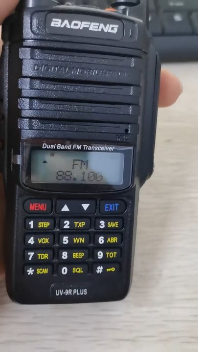 วิทยุสื่อสารBaofeng UV9R Plusส่งจากกทม15W 8000mAh เครื่องส่งรับวิทยุกันน้ำ VHF UHF Dual Band ...