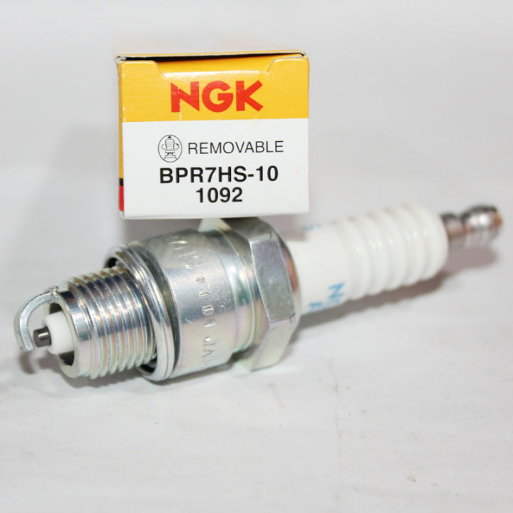 NGK หัวเทียน BPR7HS-10สำหรับเรือมอเตอร์สองจังหวะยามาฮ่า BP7HS-10 ...