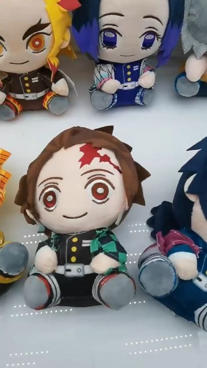 Boneka Anime Demon Slayer Kimetsu No Yaiba Plushie Doll Mascot Tanjiro ...