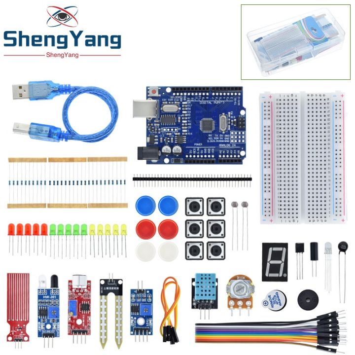 Tzt ชุดเริ่มต้นพื้นฐานสำหรับ Arduino ชุด Uno ของตกแต่งงานปาร์ตี้ R3 R3 