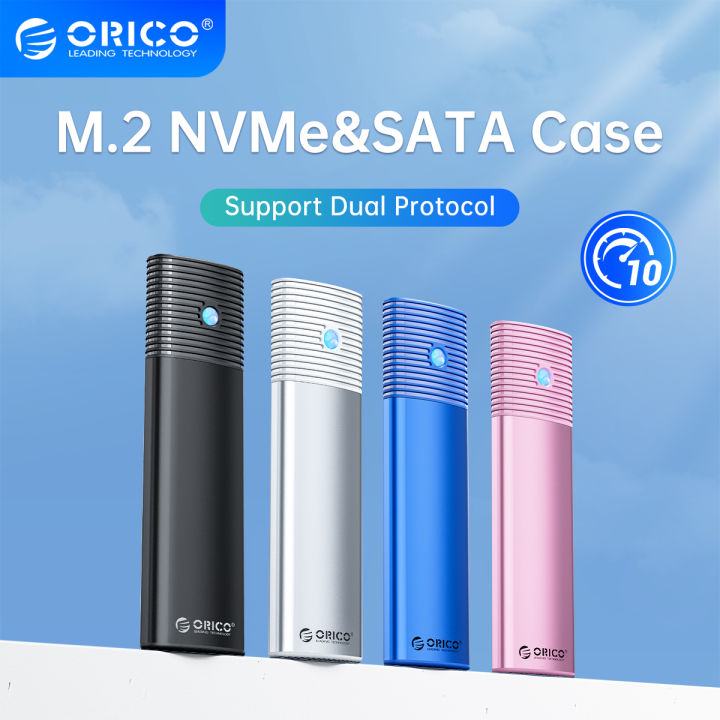 ORICO Tool-Free M2 SSD NVMe 10Gbps Case PCIe SSD Box for M.2 NVMe NGFF ...