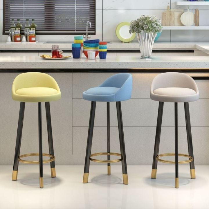 Accessible Luxury Bar Stool Modern Minimalist Front Desk Chair ...