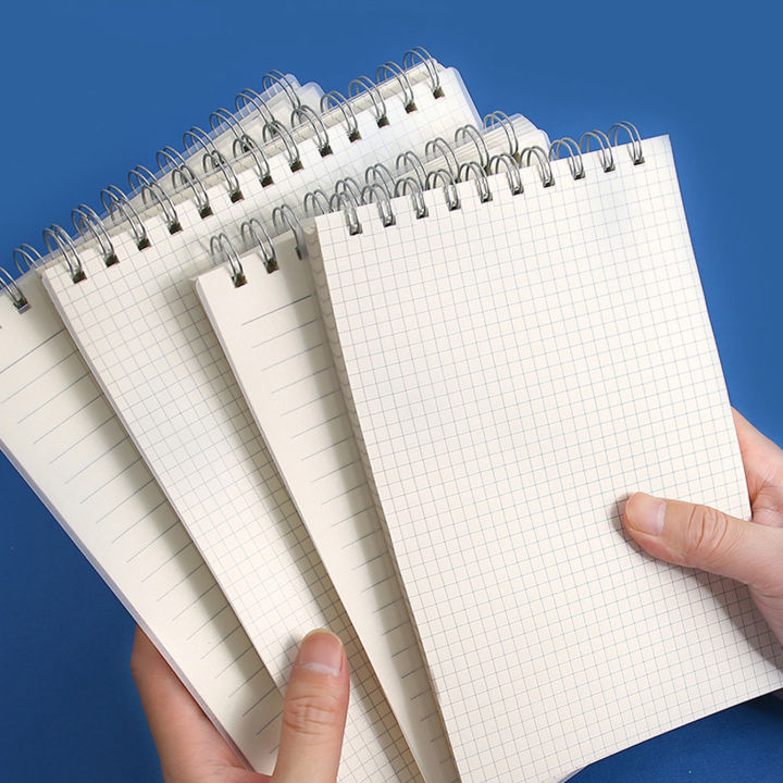 1 flip up coil notebook, simple grid, horizontal line, vertical flip ...