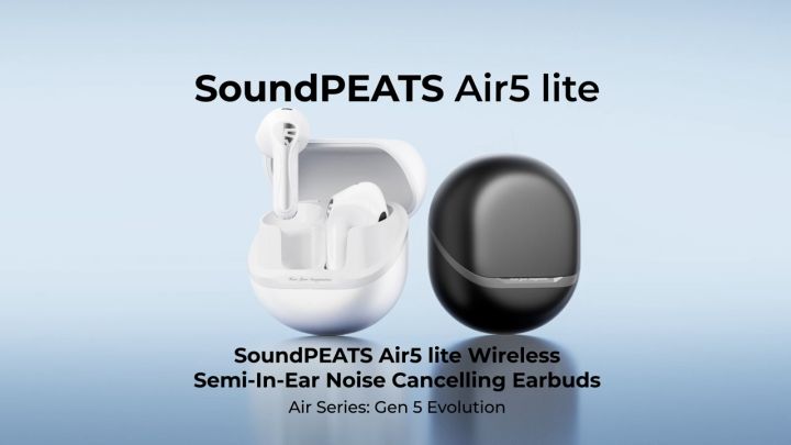 Tai Nghe Bluetooth 5.4 Soundpeats Air5 Lite | LDAC | Kết nối 2 thiết bị ...
