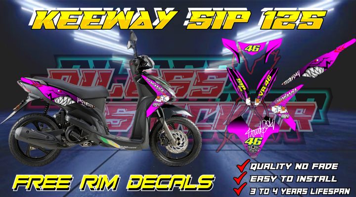 Keeway Sip 125 Full body Decals Sticker | Lazada PH