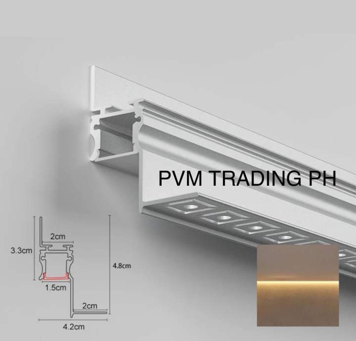 Aluminum shadow gap for ceiling 150 cm | Lazada Philippines