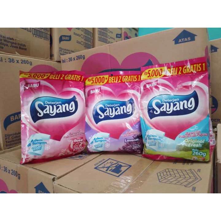 detergent sayang paket bundling isi 5 pcs | Lazada Indonesia