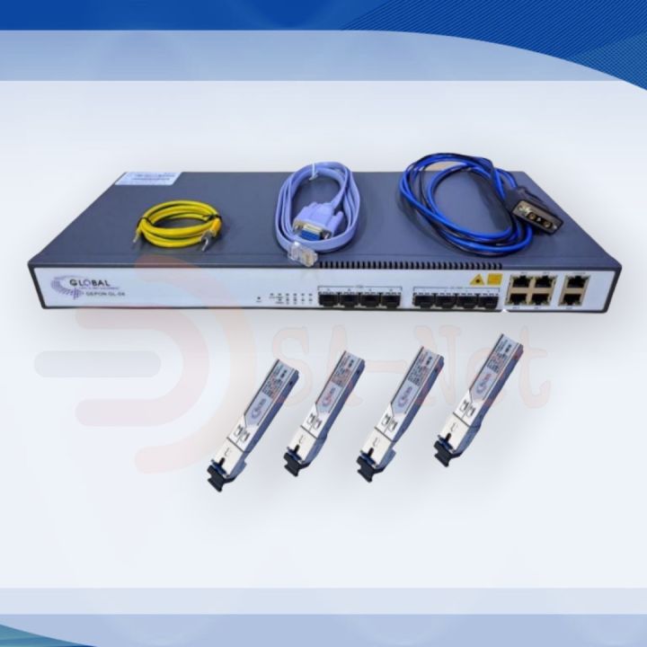 OLT EPON GLOBAL 4 PORT LENGKAP SFP | Lazada Indonesia