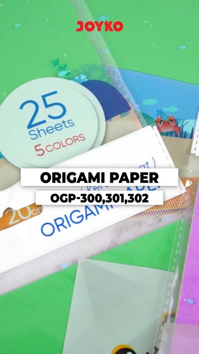 Origami Paper Kertas Lipat Seni Joyko OGP-300 12 cm OGP-301 15 cm OGP ...