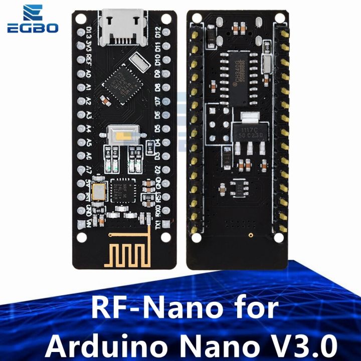 Rf Nano For Arduino Nano V3 0 Micro Usb Nano Board Atmega328p Qfn32 5v