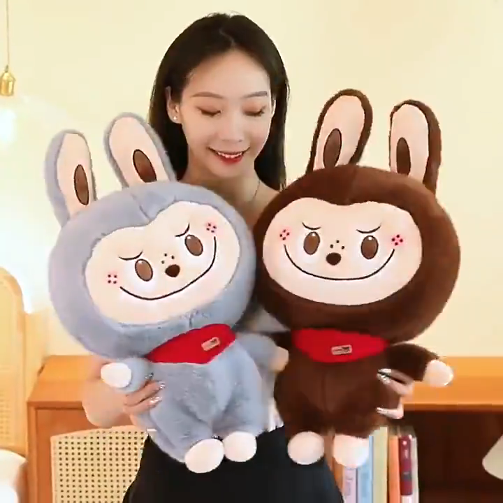45 cm Labubu Plushie 𝗕𝗶𝗴 𝗟𝗮𝗯𝘂𝗯𝘂 𝗗𝗼𝗹𝗹 Soft Patung Stuffed Animal Toys ...