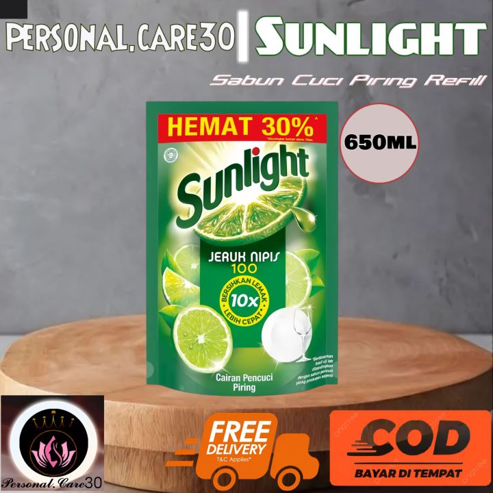 Sunlight Sabun Cuci Piring Jeruk Nipis Refill 650Ml | Lazada Indonesia