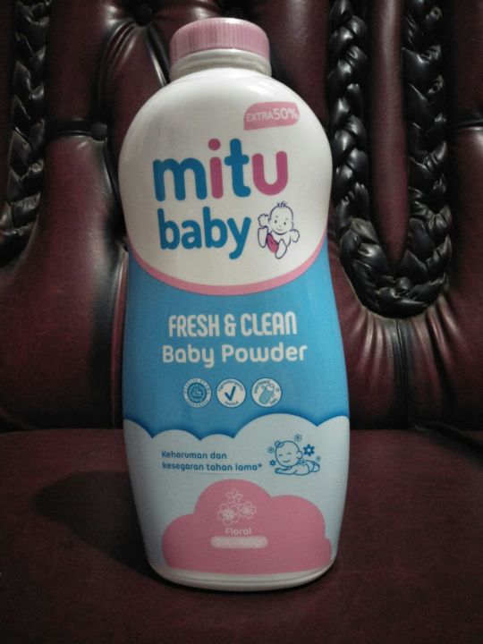 MITU BABY POWDER FLORAL 200+100gr | Lazada Indonesia