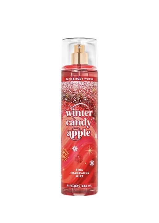 Bath & Body Works WINTER CANDY APPLE Fine Fragrance Mist 236ml. ของแท้ ...
