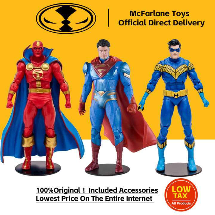 Mcfarlane Toy Red Tornado Nightwing Batman: Knightfall Superman ...
