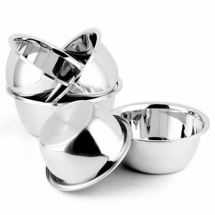 30-32CM BASKOM BESAR TINGGI DAN TEBAL BASKOM STAINLESS STEEL/BASKOM ...