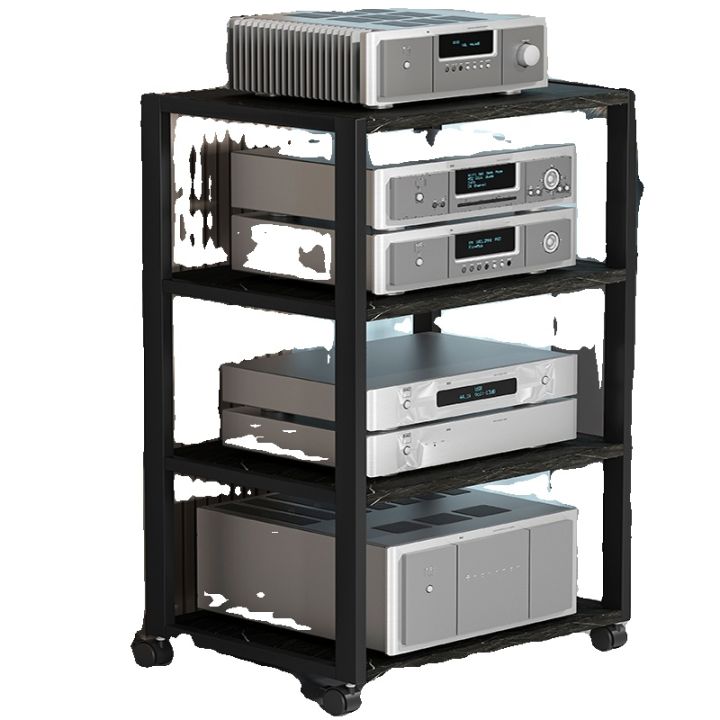 Home Cinema Audio Amplifier Stand Mobile Speaker Rack CD Player Cabinet ...