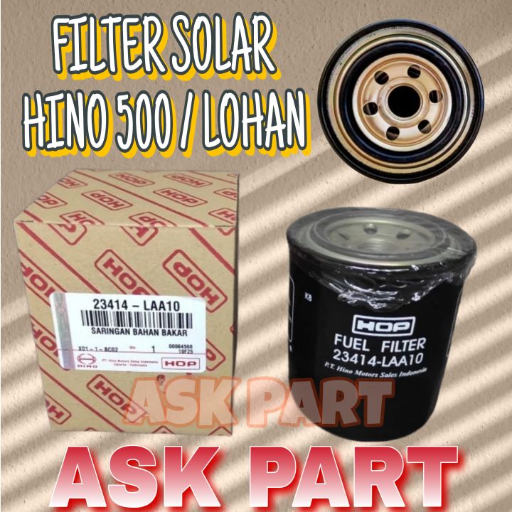FUEL FILTER UPPER SARINGAN SOLAR ATAS HINO 500 DUTRO RANGER LOHAN H07C ...