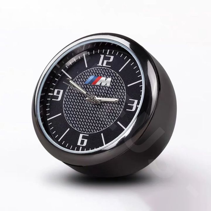 BMW Car Mini Quartz Clock luminous Interior Center Console Vent Clock ...