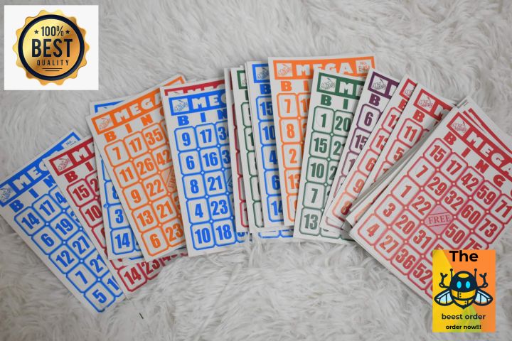 bingo cards 100 pcs regular size | Lazada PH