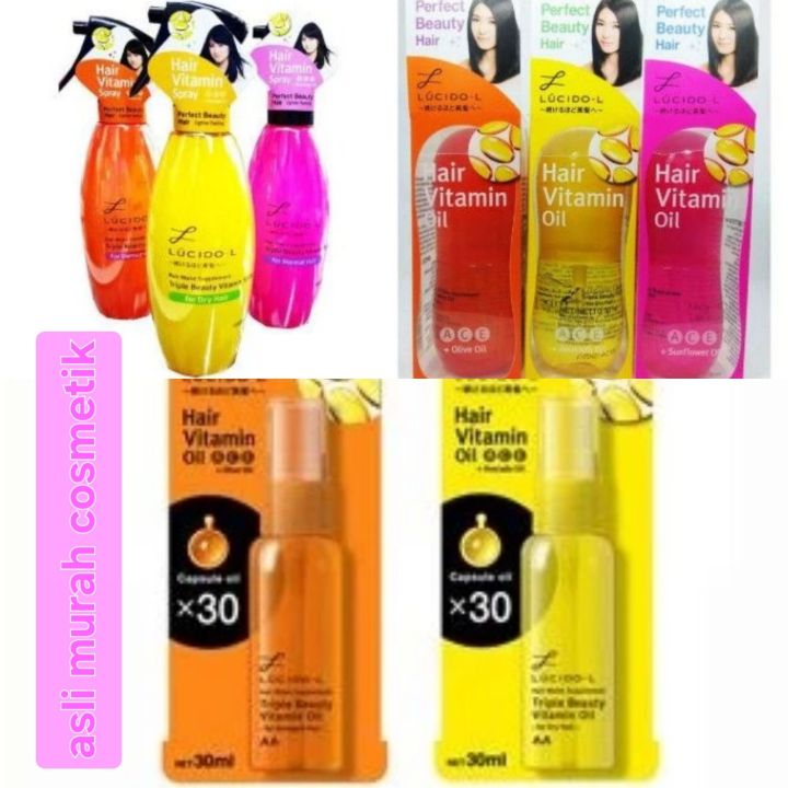 Lucido Hair Vitamin Spray dan Oil | Lazada Indonesia