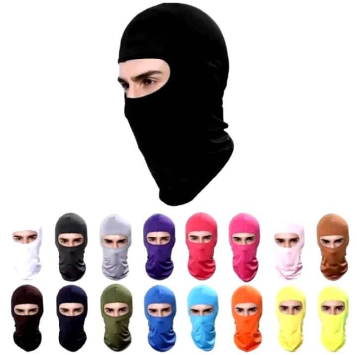 Balaclava Full Face Mask Red Black Blue Grey Light Grey Beige Pink ...