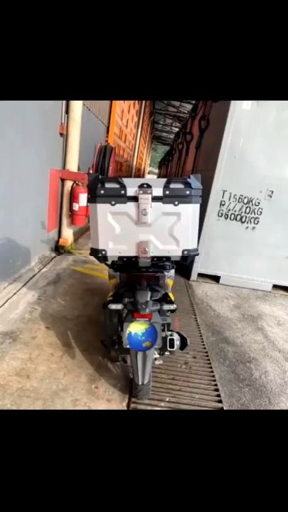 TOP BOX ALUMINIUM 2021 V1 AND X SERIES 22L 35L 45L 55L 65L 85L Superbike motorcycle | Lazada