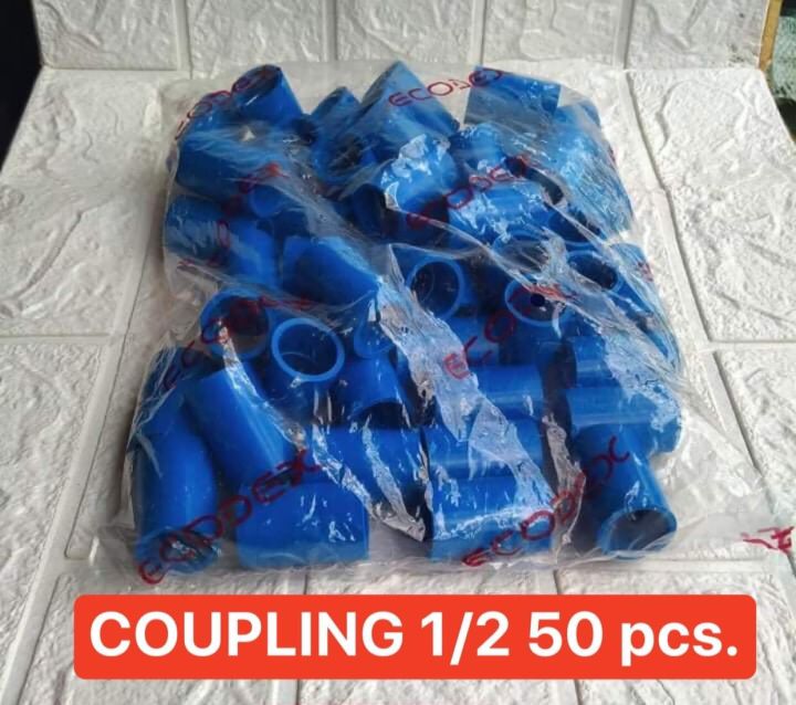 PVC BLUE COUPLING 1/2 50 pcs. per pack. | Lazada PH
