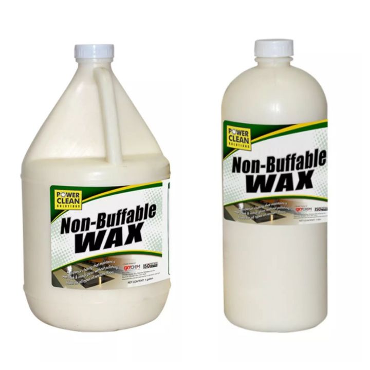 Powerclean Non Buffable Wax Supreme / Regular 1 gallon / liter ...