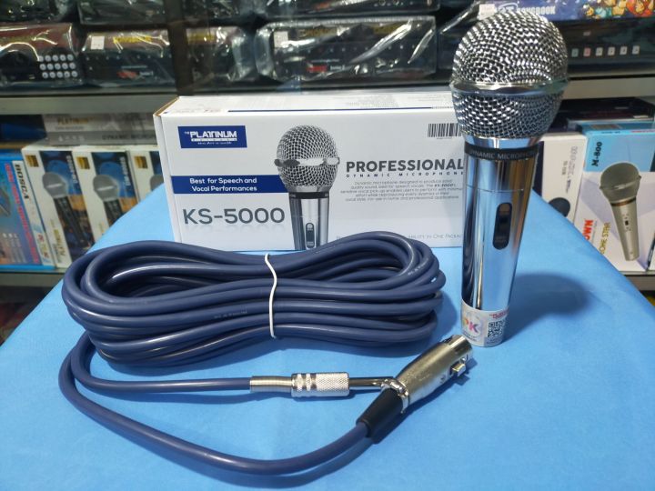 ORIGINAL PLATINUM KS-5000 PROFESSIONAL DYNAMIC MICROPHONE BEST FOR ...