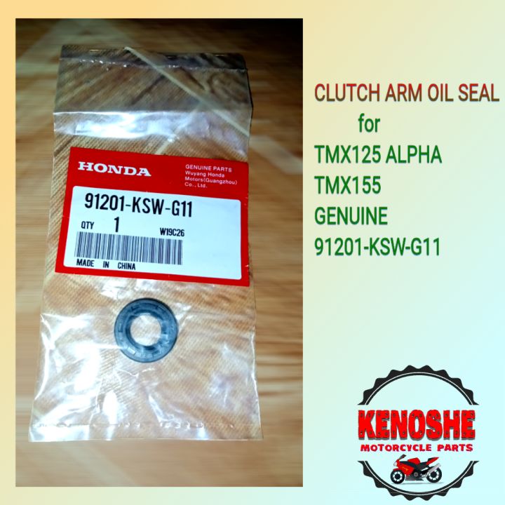CLUTCH ARM OIL SEAL for TMX125 ALPHA/ TMX155(GENUINE 91201-KSW-G11 ...